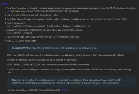 install mcafee trellix endpoint security platform for linux and endpoint security for linux