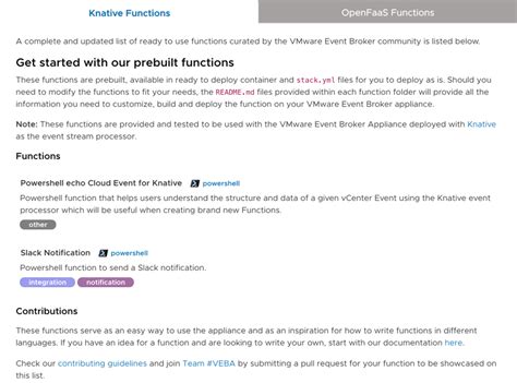 Vmware Event Broker Appliance Veba V06 Is Now Available