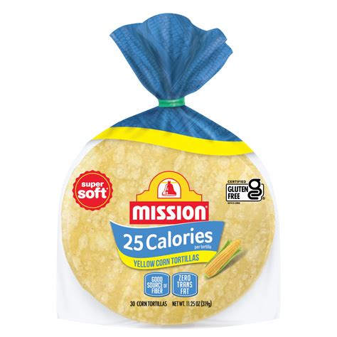 Mission Low Calorie Yellow Corn Tortillas Gluten Free 25 Calories 11