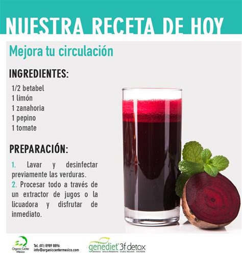 Mejora Circulación Jugos Saludables Dieta De Jugos Bebidas Saludables