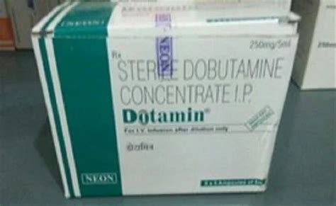 Dotamin 250mg 5ml Dobutamine Injections At ₹ 430 Vial Anesthetic