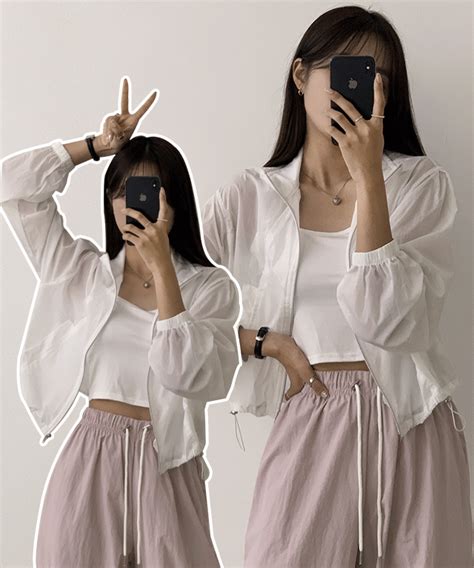 살안타템 지금부터 한여름밤의 꿈 여름 시스루 루즈핏 오버핏 바람막이 자켓 간절기 아우터 가을 가디건 교복 아우터 에이블리