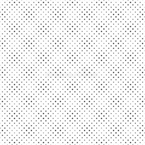 Monochrome Abstract Seamless Star Pattern Background Design Stock