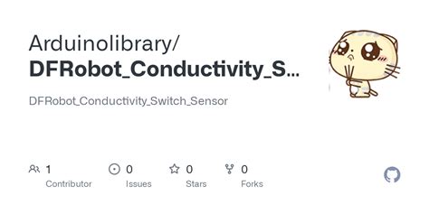 GitHub Arduinolibrary DFRobot Conductivity Switch Sensor DFRobot