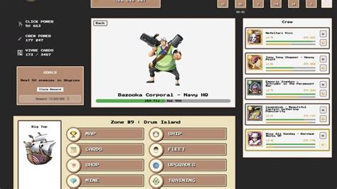 one piece clicker — web browser game browser craft