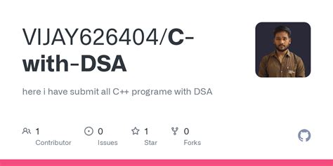 GitHub VIJAY C With DSA Here I Have Submit All C Programe With DSA