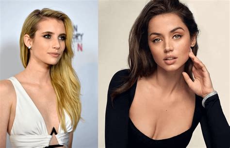 Emma Roberts Vs Ana De Armas Pick One Of These Sexy Actresses To