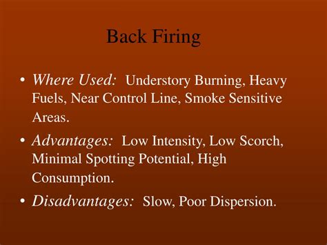 Ppt Managing The Burn Firing Techniques And Managing Ignition For