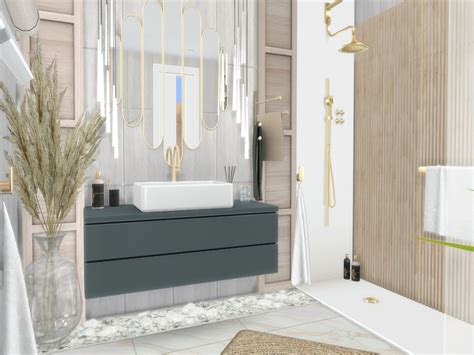 The Sims Resource Golden Luxe Bathroom