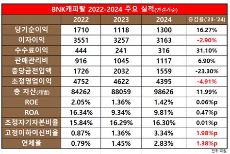 김성주 Bnk캐피탈 대표 오토금융·가계대출 사업 다각화로 수익성 제고 금융사 2024 실적 한국금융신문