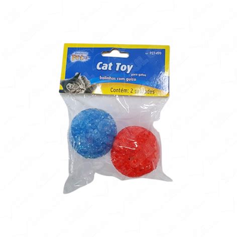 Brinquedo Cat Toy P Gatos C 2 Und Western PET 499 Bolinhas C