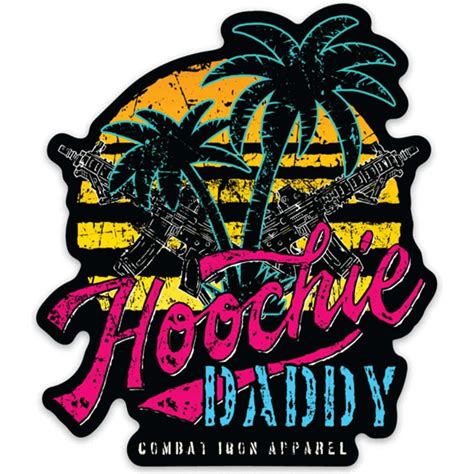 Hoochie Daddy Sunset Decal Wetsu Company