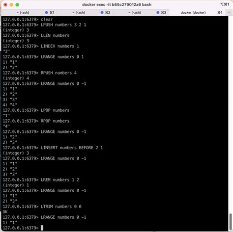 Redis Command CheatSheet Datmt