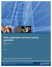 Web Application Security Testing Guideline Pdf Web Application Security Testing Guideline