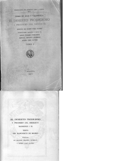 El Desierto Prodigioso Y El Prodigio Del Desierto Pdf
