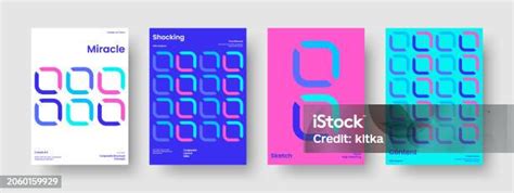 Template Laporan Kreatif Tata Letak Brosur Abstrak Desain Presentasi