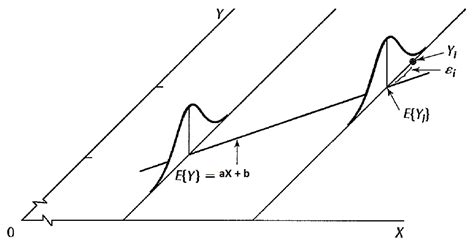 Visualizes The Linear Regression Model With The Stated Assumptions E{y
