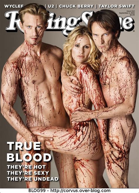 True Blood Sookie Eric Et Bill En Couverture De Rolling Stone BLOG99