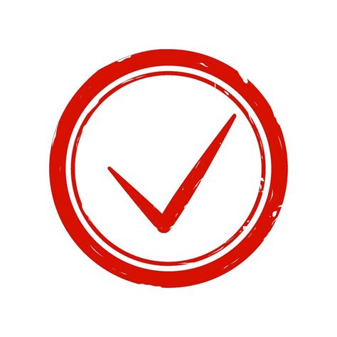 Rubber Stamp With Check Mark 42402408 Vector Art At Vecteezy