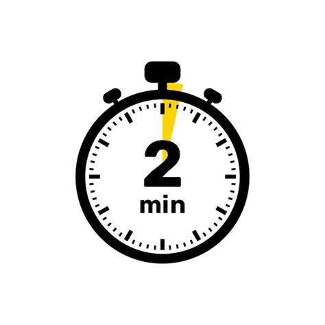 Premium Vector 20 Minutes Analog Clock Icon White Background Design