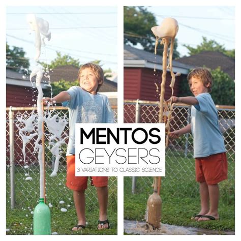 Coke Mentos Science Fair Project