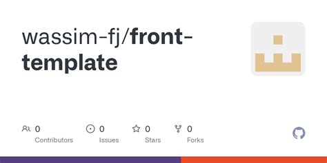 Github Wassim Fjfront Template
