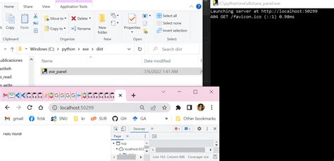 Saving A Bokeh Server Instance Using Show In The Computer Panel