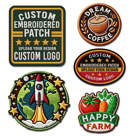 Personalized Logo Embroidery Custom Embroidered Patch Logo