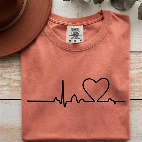 The Beat Goes On Shirt Minimal Ekg Heart Line Tee For Heart Warriors