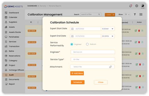 Audits Calibration Management Software Genic Assets
