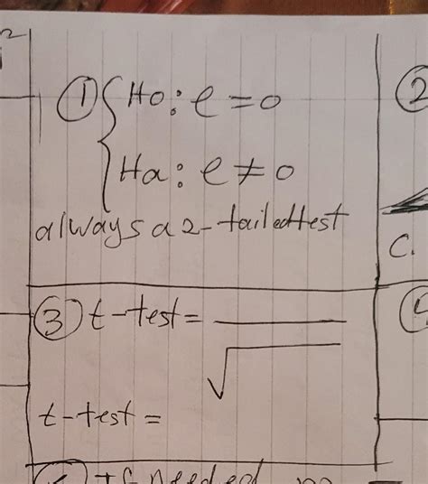 Solved Always A 2 Tailedtest