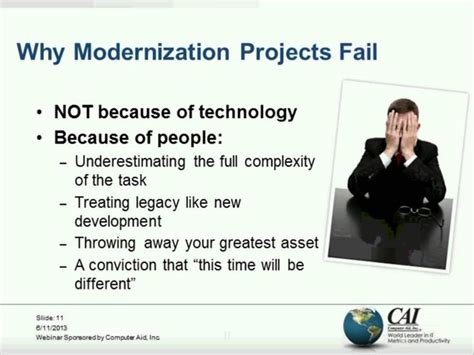 Why Legacy Modernization Projects Fail And How To Ensure Success