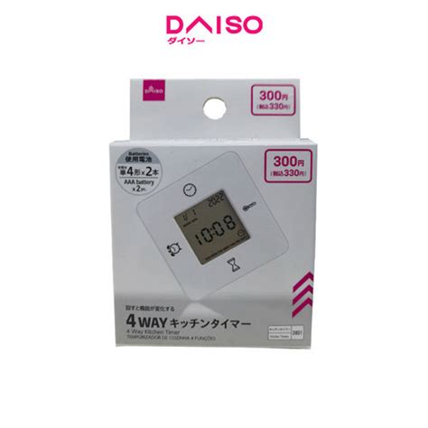 Jual Daiso 4 Way Kitchen Timer Jakarta Pusat Daiso Japan Official Store Tokopedia