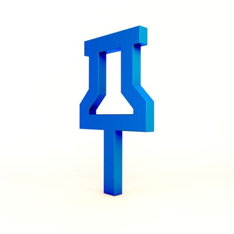 Free Photo Push Pin Right Side In White Background