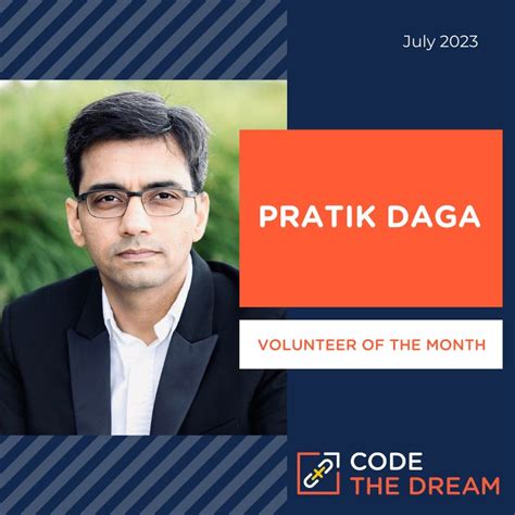 Code The Dream On Linkedin Meet Pratik Daga Ctds Volunteer Of The
