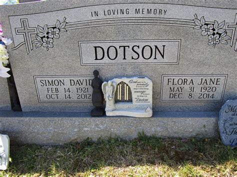 Flora Jane Rose Dotson 1920 2014 Find A Grave Memorial