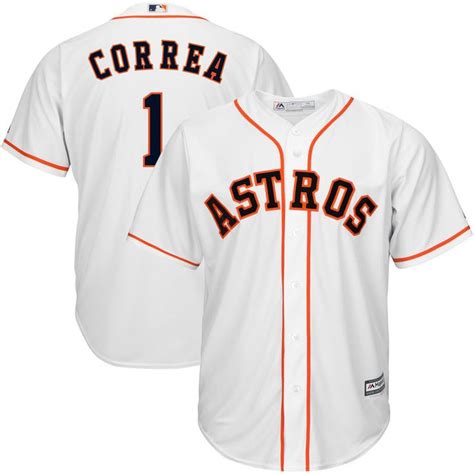 Carlos Correa Houston Astros Majestic Official Cool Base Player Jersey