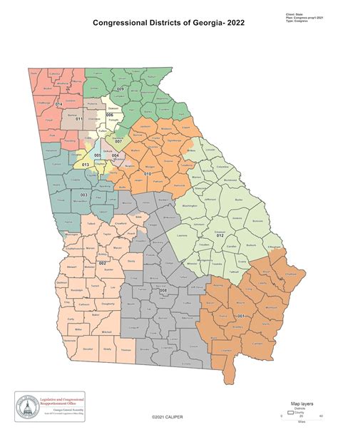 Map Georgias Congressional Districts Updated For 2022