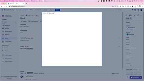 Blue Outline In Jira Forge Bridge Custom Ui Modal Forge Ui Kit And