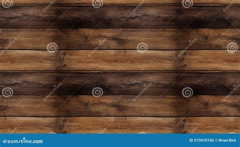 Wide Wood Textured Banner Background Generative Ai Stock Illustration