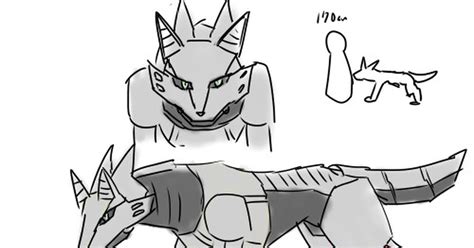 ケモノ 狼型ロボを目指したラクガキ 荒城信勝のイラスト Pixiv