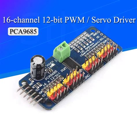 Pca9685pw 16 Kanaals 12 Bit Pwm Servo Shield Driver I2c Interface