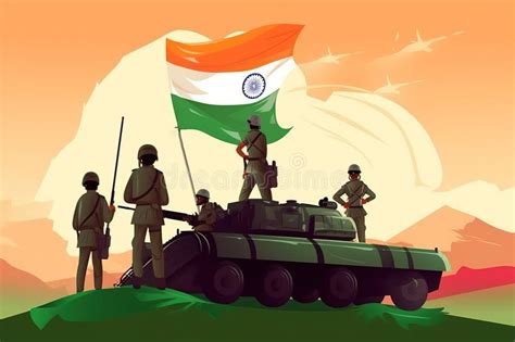 Indian Independence And Republic Day Concept Background Theme