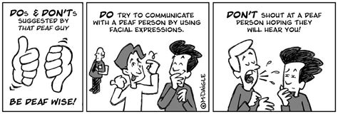 That Deaf Guy Comic Deaf Culture Deaf Asl Sign Language