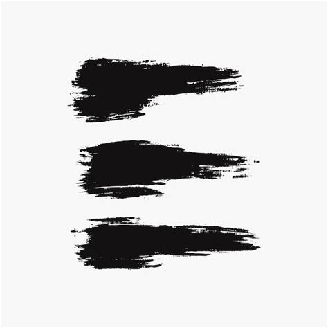 추상적인 브러시 스트로크 배너 배경 프리미엄 벡터