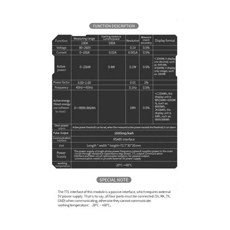 Pzem 004t 30 버전 전력계 및 오픈 Ct Kwh 계량기 볼트 앰프 전류 테스트 모듈 Arduino Ttl Com2