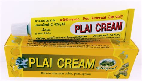 Тайский крем обезболивающий для мышц и суставов Plai Cream 25 гр