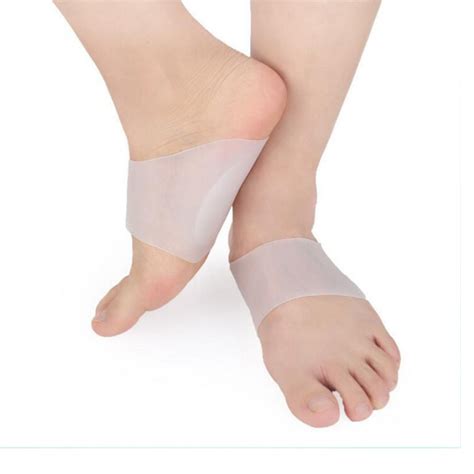 Silicone Flat Feet Insole Foot Arch Support Men Orthotic Pad Arch