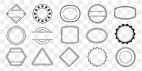 Png Versatile Badge Shapes Collection Free Png Rawpixel