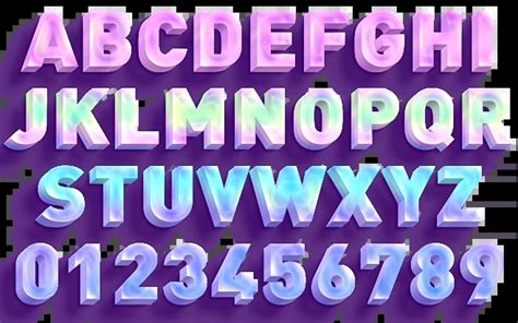 五彩玻璃数字英文字母 花瓣网